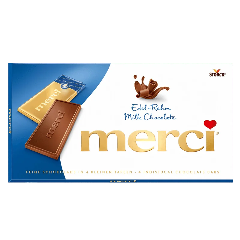 Merci Schokolade Milk Chocolate 100gx15 - alimentation-afnan